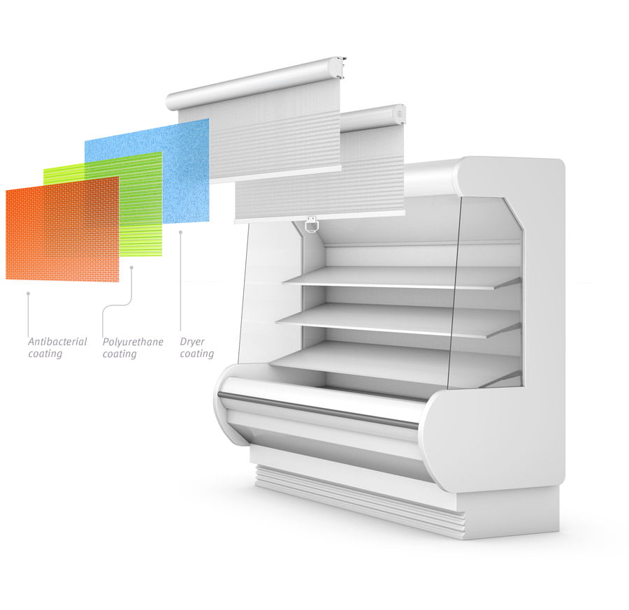 Night Blinds for Refrigerated Display Cases & Chillers | Night Covers ...